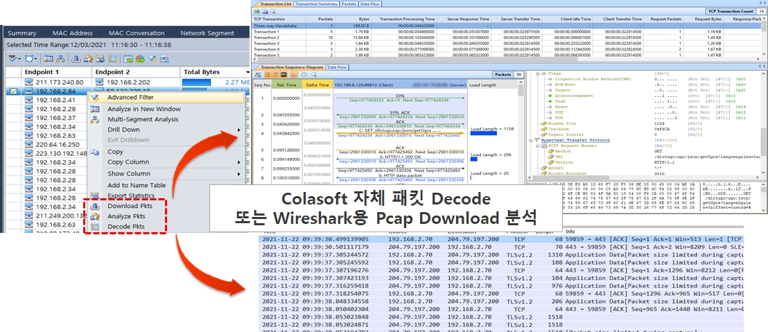Colasoft nChronos & UPM